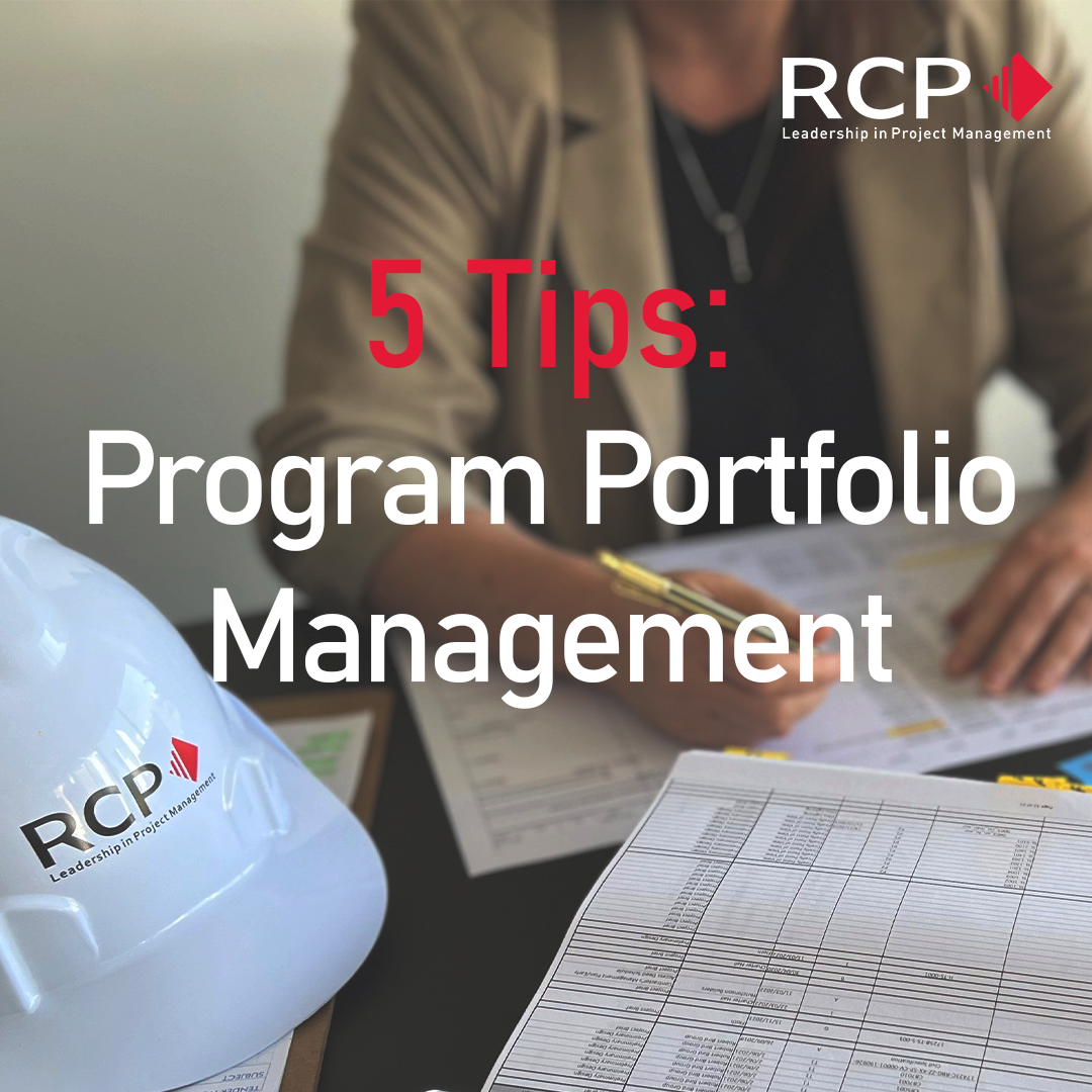 5 Tips: Program Portfolio Management – RCP Australia